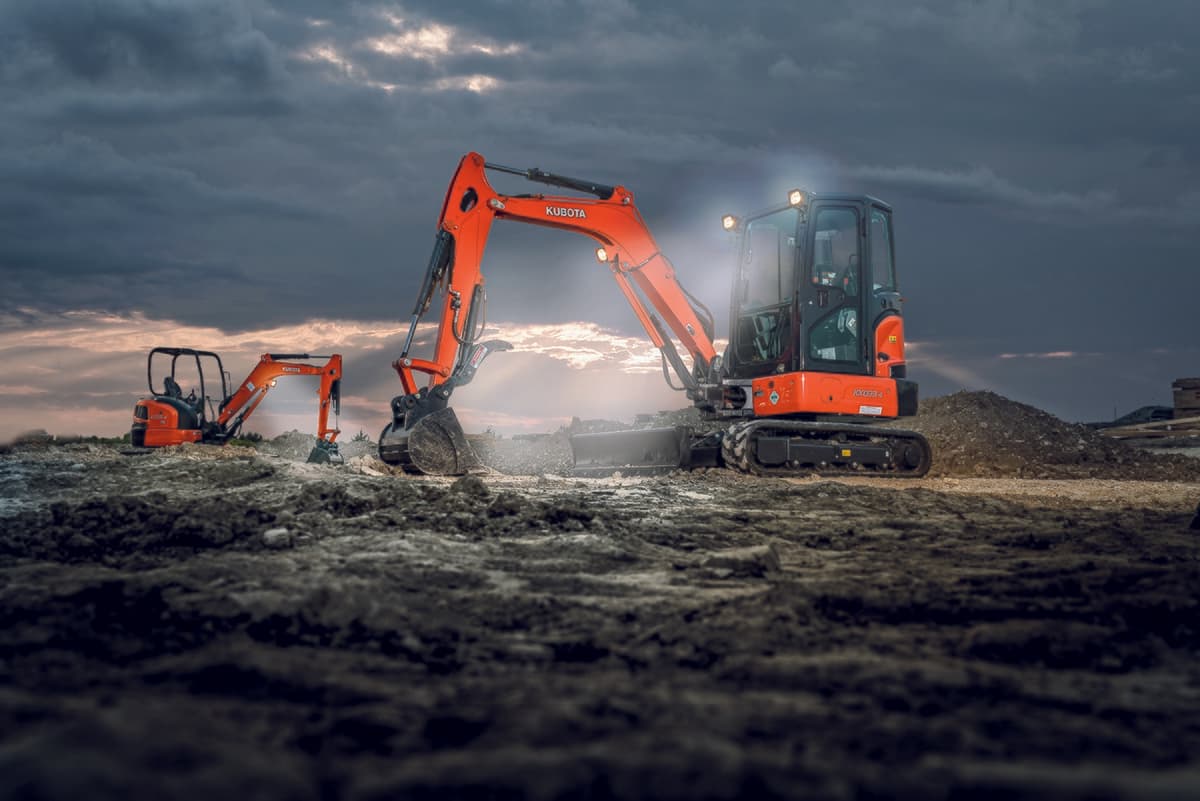 New Kubota U35-4 Zero Tail Swing Compact Excavator - Florida Coast Equipment